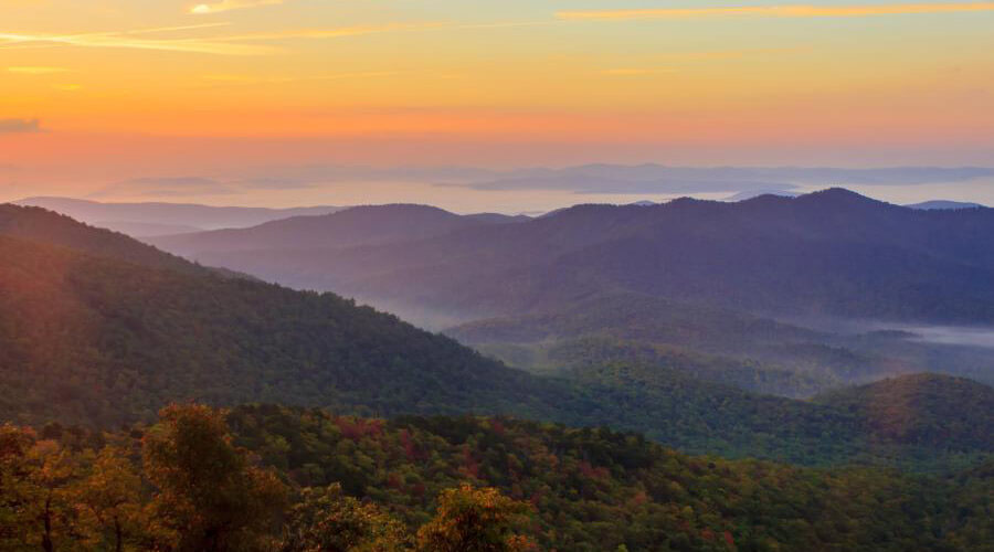 Early Fall View from Pisgah Inn